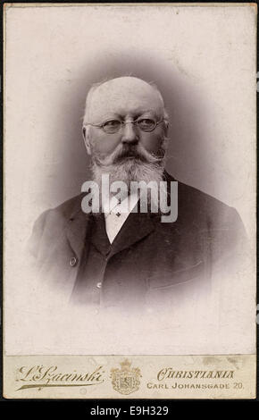 This portrait of Christian Meyer Ross, captured in the 19th century ...