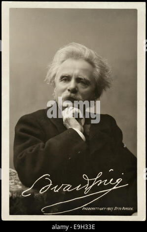 This is an image of Edvard Grieg, the famous Norwegian composer ...