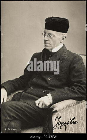 This photograph, taken by Gustav Borgen, captures Einar Engelstad, a ...