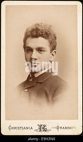 Photograph of Sam Eyde (1866 - 1940). A Norwegian engineer ...