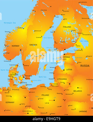 Baltic region countries Stock Photo - Alamy