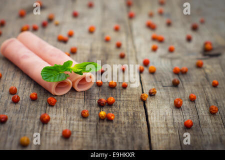 Fresh Ham Rolls Stock Photo - Alamy