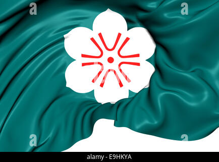 Flag of the Saga Prefecture Stock Photo - Alamy