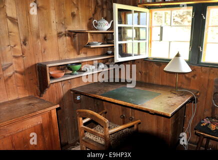 Hut of the german philosopher Martin Heidegger in Todtnauberg (Black ...