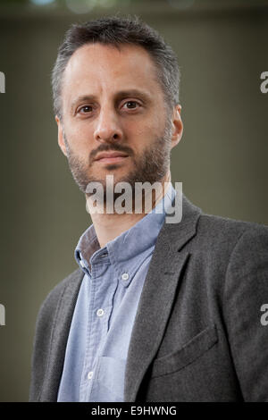 British novelist and poet Adam Foulds appears at the Edinburgh ...