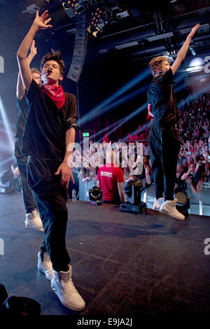 Swedish boy band The Fooo performing live at Lisebergshallen Featuring ...