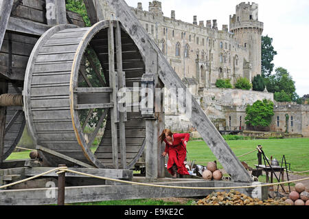 Warwick Castle trebuchet the largest catapult in the world which is ...