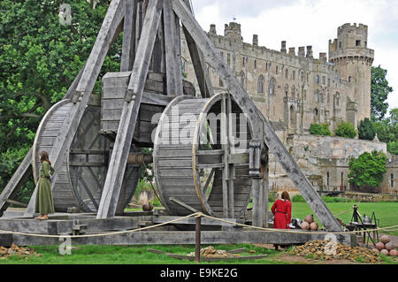 Warwick Castle trebuchet the largest catapult in the world which is ...