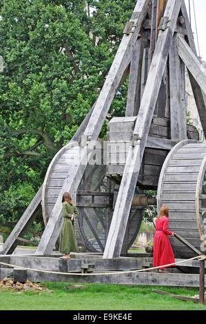 Warwick Castle trebuchet the largest catapult in the world which is ...