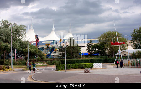 Entrance to Butlin's Minehead, Somerset UK Stock Photo - Alamy