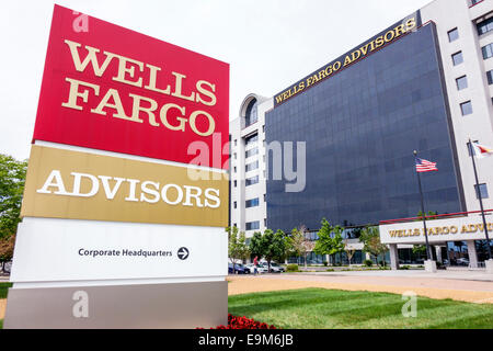 Wells Fargo Bank corporate office, Atlanta, Georgia, USA Stock Photo ...