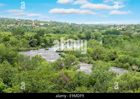 The rapids on a small river near the Ukrainian village Stock Photo - Alamy
