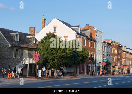 United States, Washington, DC, Georgetown, Old Stone House, oldest pre ...