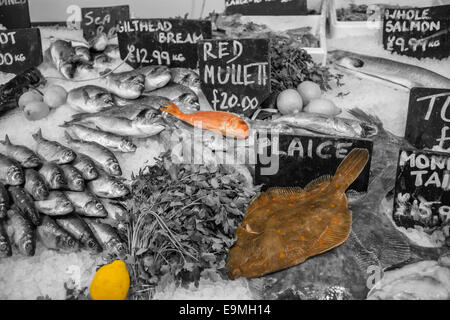 Whitstable Fish Market and seafood restaurant selling shellfish on ...