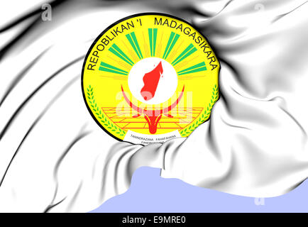 Madagascar Coat of Arms. Close Up Stock Photo - Alamy