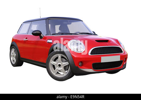 Modern compact car isolated Stock Photo - Alamy