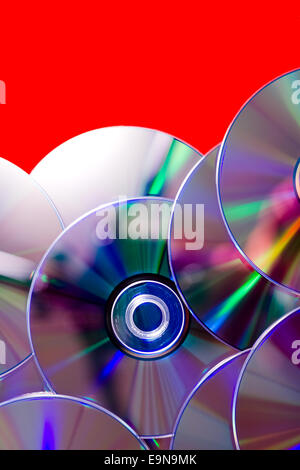 Pile of music compact discs Stock Photo - Alamy