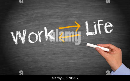 Handwriting text Life Work Balance. Business concept stability person ...