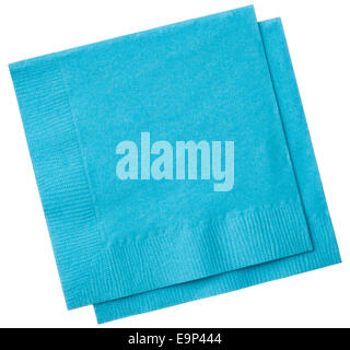 Square napkins isolated. Close-up of red and white checkered napkin or ...