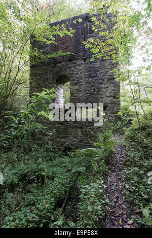 Mandale Mine buildings in Lathkill Dale, Peak District, Derbyshire ...