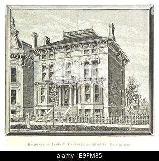 An 1884 illustration showing the residence of James McMillan, located ...