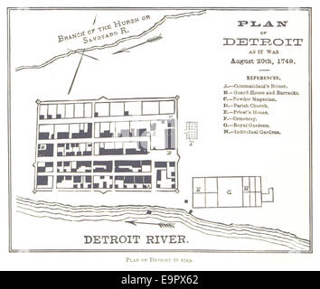 An 1884 sketch by Farmer, depicting the Detroit & Milwaukee Depot ...