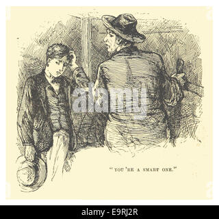 This illustration from Mark Twain's *Adventures of Huckleberry Finn* (p ...