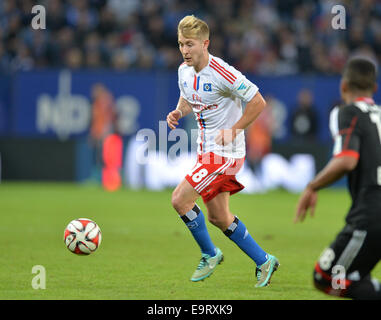 Hamburg's Lewis Holtby in action during the friendly soccer match ...