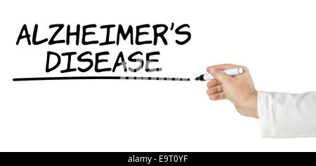 Handwriting text writing Dementia. Concept meaning Long term memory ...