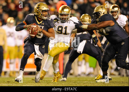 Landover, Maryland, USA, 01st Nov, 2014. Safety Drue Tranquill (23) of ...