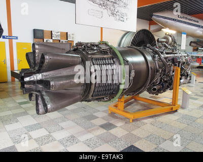 The Rolls Royce Conway Mk508, a jet engine from 1959, was used in the ...