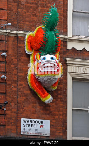 A street sign for Wardour Street in China Town, London Stock Photo - Alamy