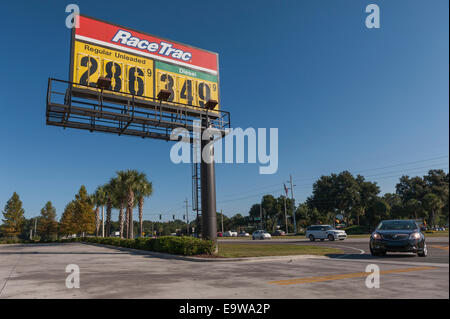 racetrac gas station in florida usa Stock Photo - Alamy