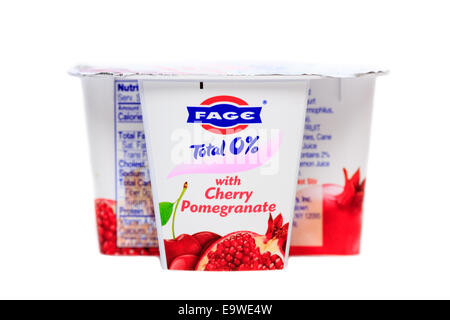 Costco bulk box of Fage Total 0% nonfat greek strained yogurt cups ...
