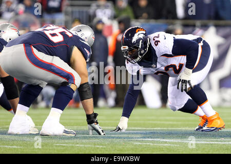 Denver Broncos defensive tackle Sylvester Williams looks on against the ...