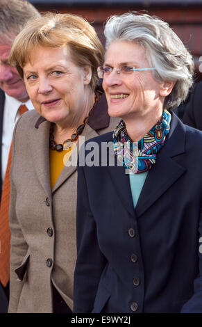 Germany Chancellor Angela Merkel and Rector of the KU Leuven university ...