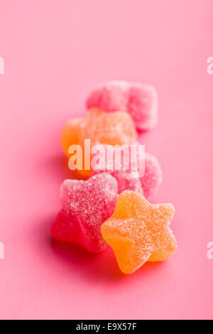 Multicolored stars candy Stock Photo - Alamy