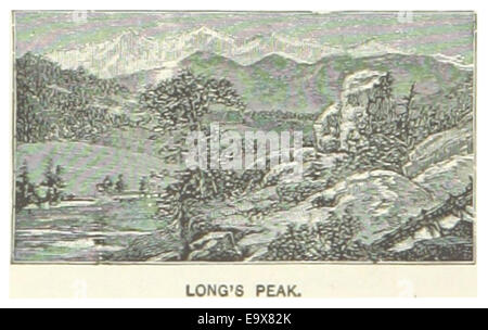 This 1891 illustration showcases Long's Peak, a prominent mountain in ...