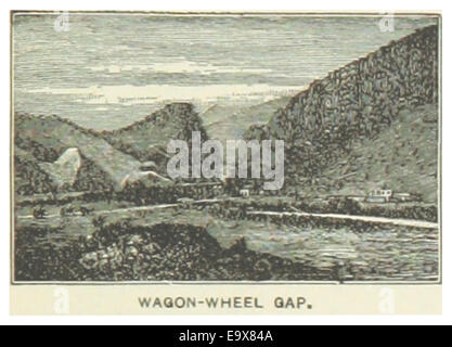 An 1891 illustration of Wagon-Wheel Gap in Colorado, showcasing the ...