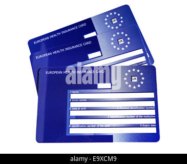 EHIC card, European Health Insurance Card, UK Stock Photo - Alamy