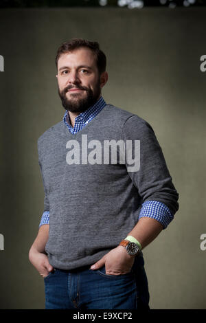 Michael Pitre, the author of Fives and Twenty-Fives, at the Edinburgh ...