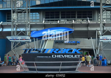 Test Track Ride at Epcot Centre, Walt Disney World, Orlando, Florida ...