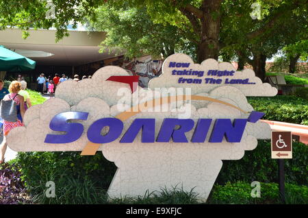 Test Track Ride at Epcot Centre, Walt Disney World, Orlando, Florida ...