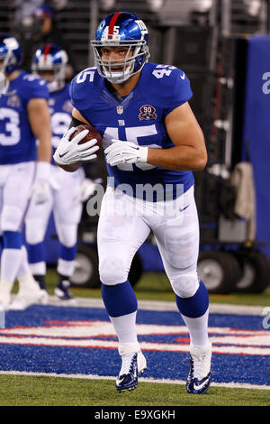 New York Giants Henry Hynoski #45 is seen in action against the New ...