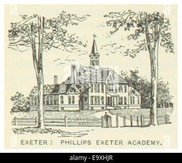 Illustration of Phillips Exeter Academy in Exeter, New Hampshire, from ...