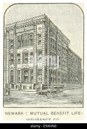 An 1891 illustration depicting the American Insurance Company ...