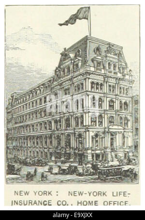 This 1891 illustration depicts the New York Life Insurance Company ...