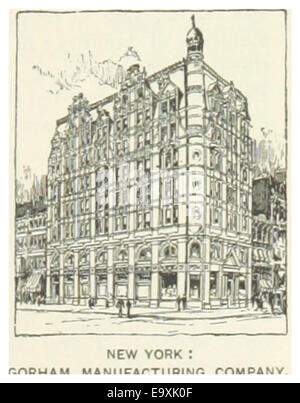 This 1891 illustration features the Gorham Manufacturing Company in ...