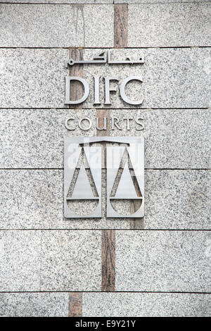 Dubai UAE Dubai Law Courts Stock Photo - Alamy