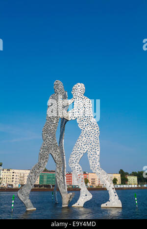 Molecule man, statue by jonathan borofsky on spree river, berlin Stock ...